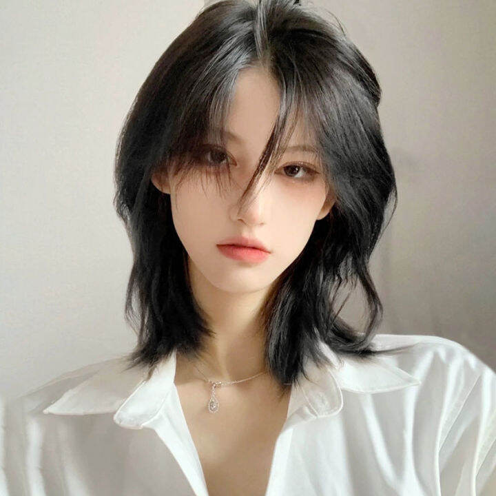 Wolf tail wig, maikling buhok, cool na Japanese style, lalaki at babae ...