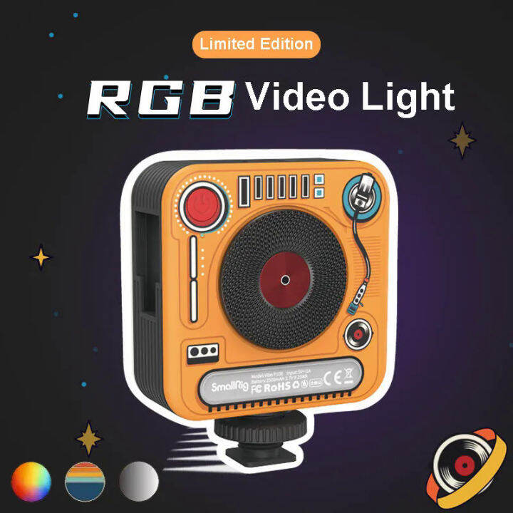 Smallrig p96 full color RGB LED video light 2700k-6500k 1100lux mini ...