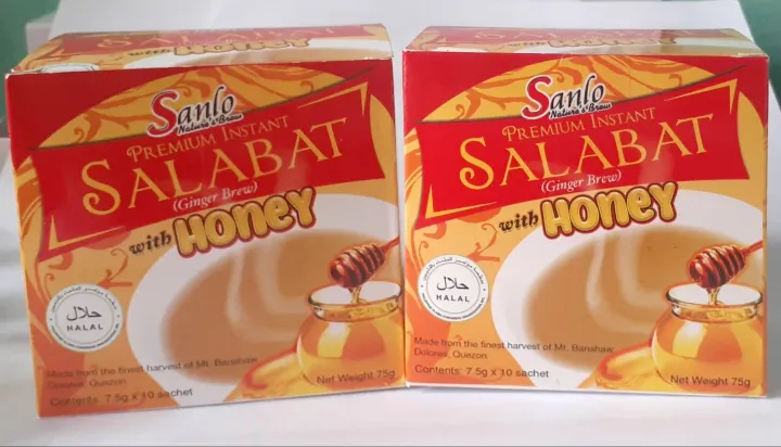 SANLO Premium Instant Salabat w/ HONEY 7.5g x 10 sachets | Lazada PH