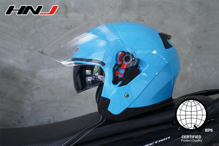 HNJ A4-006 Half Face Helmet Dual Visor Motor Helmets For Motorcycles ...