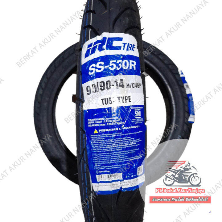 Ban Motor Matic 90/90 ring 14 IRC SS530 R TUBETYPE (Non Tubeless) Untuk ...