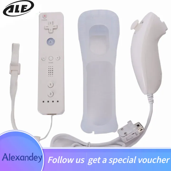 【READY STOCK】Wireless Remote Controller + Nunchuck with Silicone Case ...