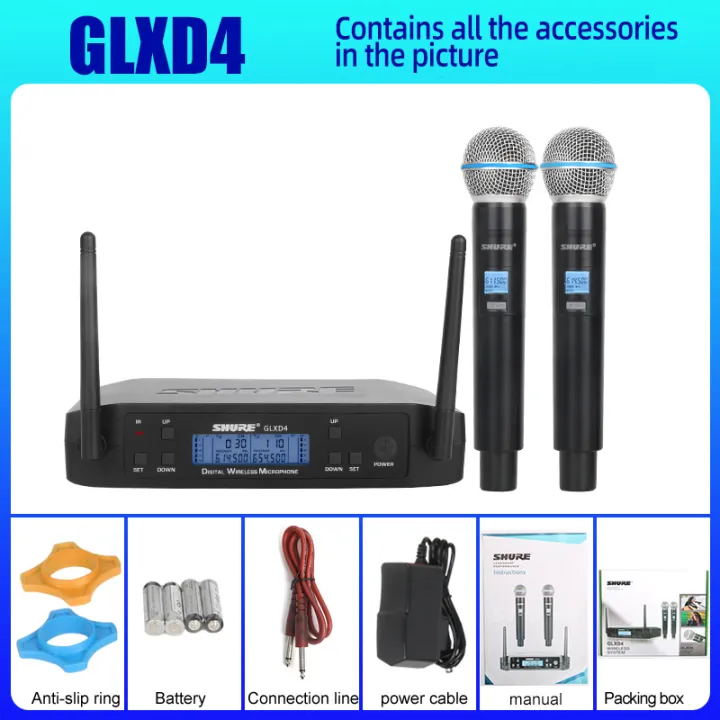 COD / Shure wireless microphone for videoke original full set / can be ...