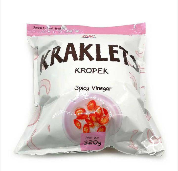 OK Kraklets Spicy Vinegar Kropek 320g | Lazada PH