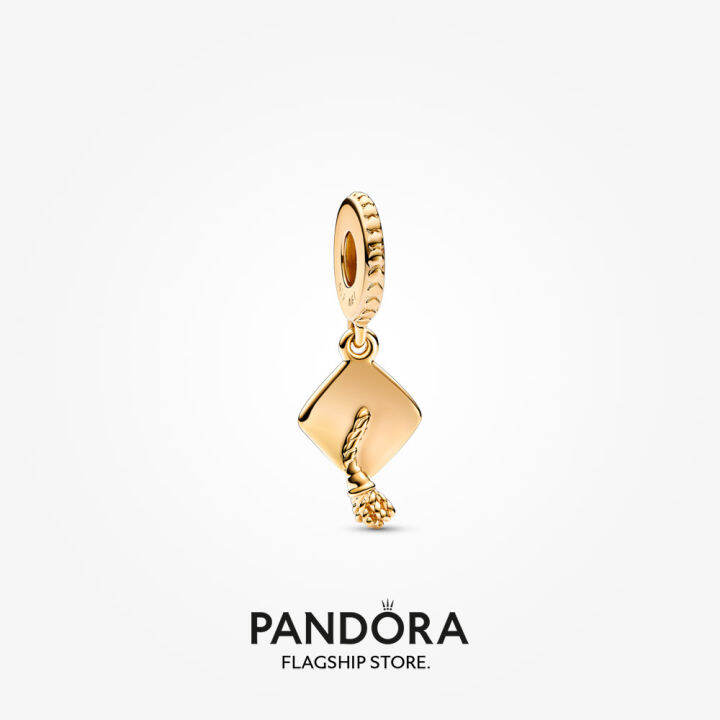 Pandora Graduation Cap Dangle Charm (14K Gold Plated) | Lazada