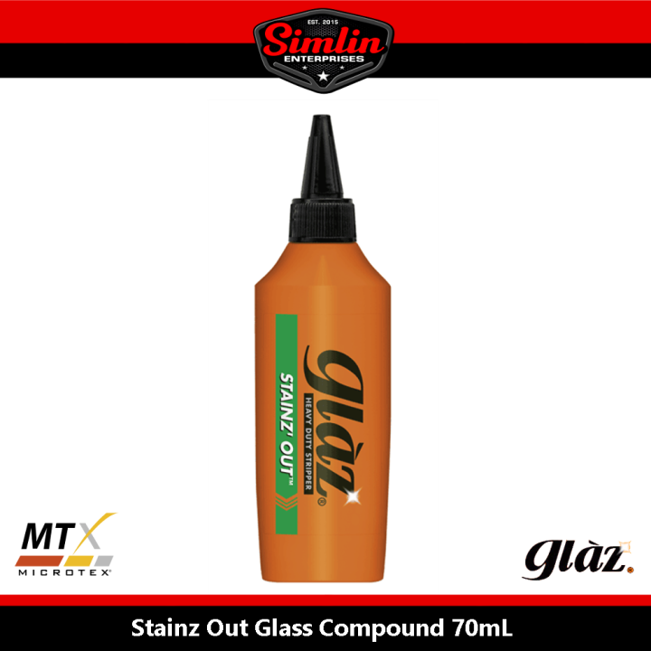 Microtex MTX Glaz Stainz Out Glass Detailing 70ml | Lazada PH