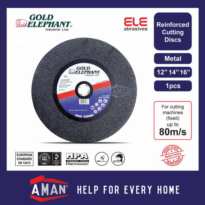 GOLD ELEPHANT Metal Cutting Disc Reinforced Angle Grinder Wheel Mata ...