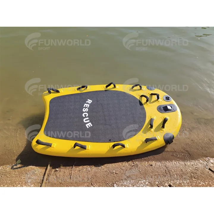 FUNWORLD Inflatable Rescue Sled Yellow Drop Stitch Fabric Small ...