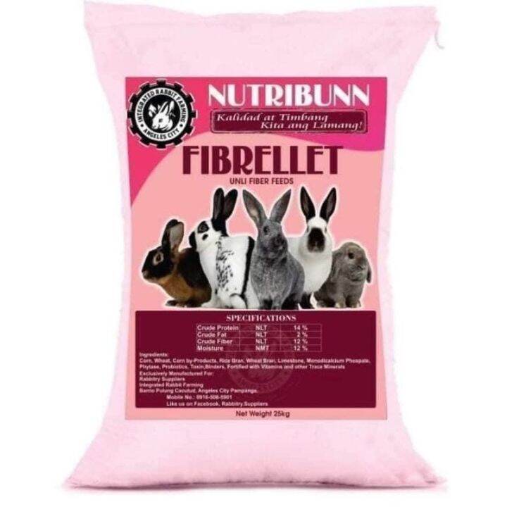 Nutribunn fibrellet rabbit feeds | Lazada PH