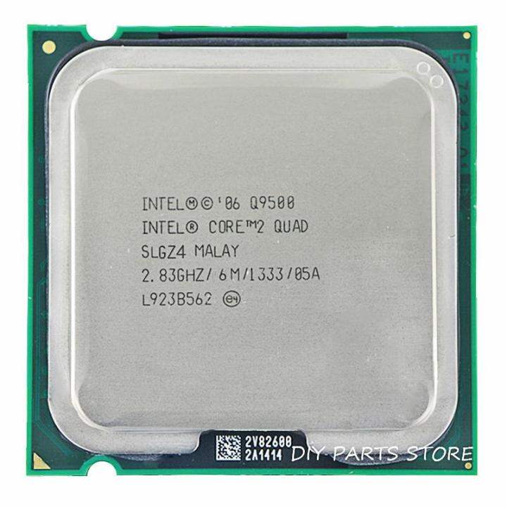 1 Core 2 Quad Q9500ซ็อกเก็ต LGA 775 CPU โปรเซสเซอร์2.8Ghz/6M /1333Ghz | Lazada.co.th