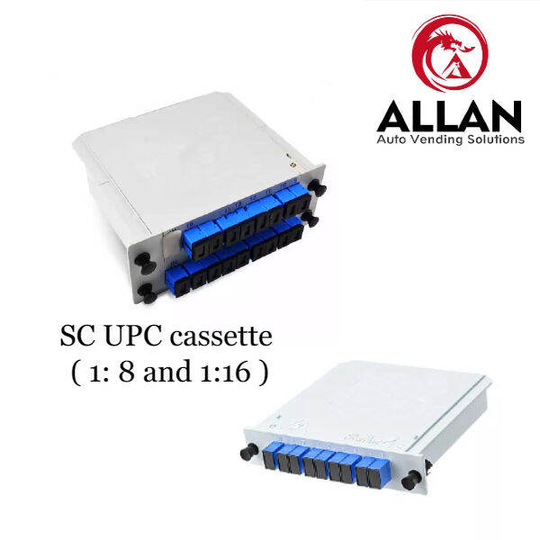 Allan SC/UPC 1x8/ 1x16 FTTH Plug-in Type Fiber Optical PLC Splitter ...