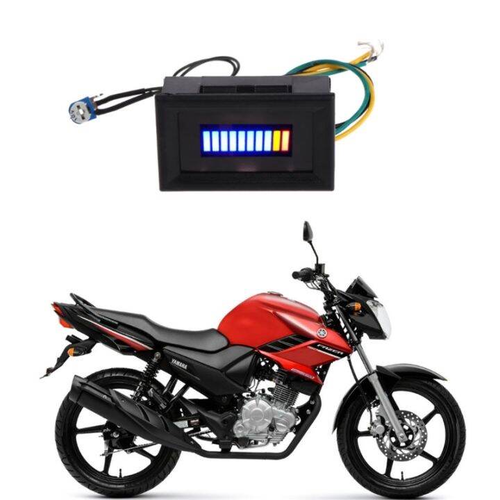12V Universal Motorcycle Car Oil scale meter LED Oil Fuel level Gauge ...