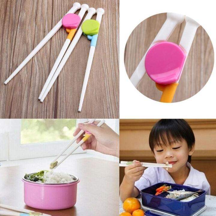 Children's Products Children Chopsticks Kids Baby Learning Eat Training ...