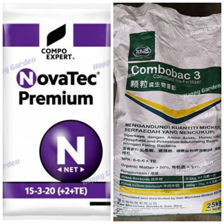 Baja Repack NOVATEC PREMIUM / KMB COMBOBAC 3 Compound Bio-Fertilizer ...