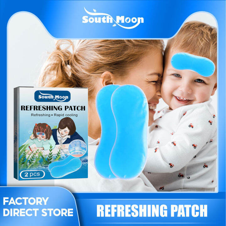 South Moon Fever Cooling Stickers for Adult Kids Elieve Headache Baby ...