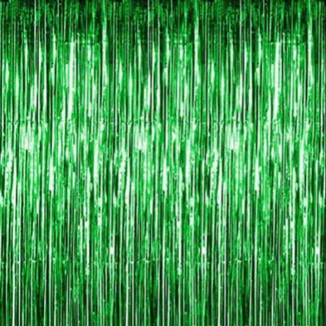 Tirai Rumbai Foil Lebar 1m Panjang 2m Foil Curtain Backdrop Foil