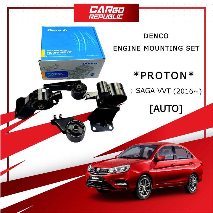Denco Proton Saga VVT (2016~) [Auto] Engine Mounting Kit Set Original ...