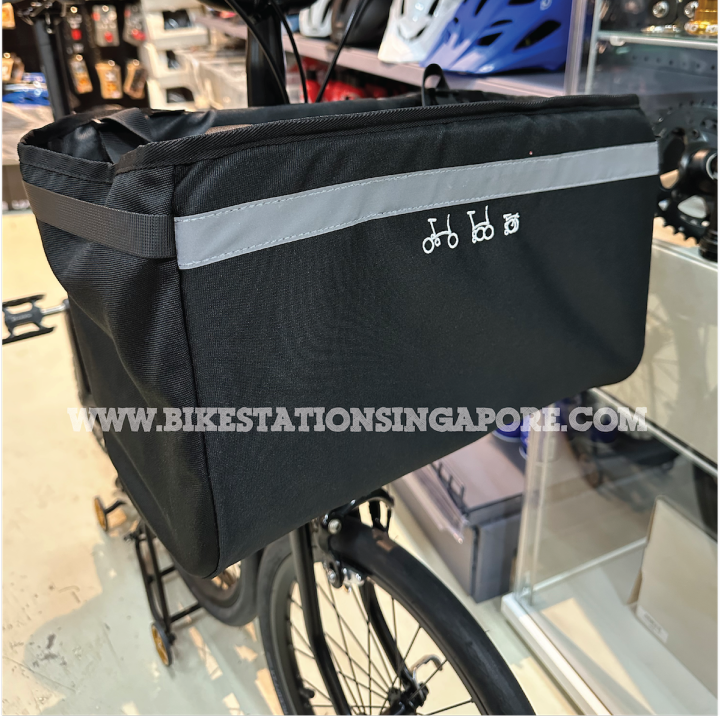 Bicycle Front Basket Bag for Trifold Bikes like Brompton, Pikes, 3Sixty ...
