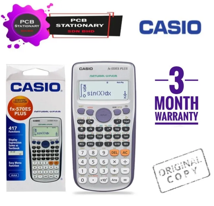 FX-570ES Plus Scientific Calculator | Lazada