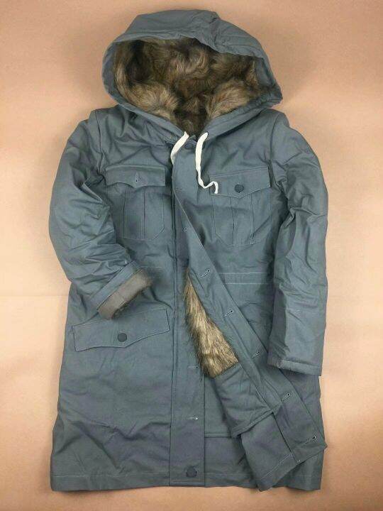 WWII WW2 German ARMY M43 Grey Rabbit Fur Winter Parka Great Coat ...