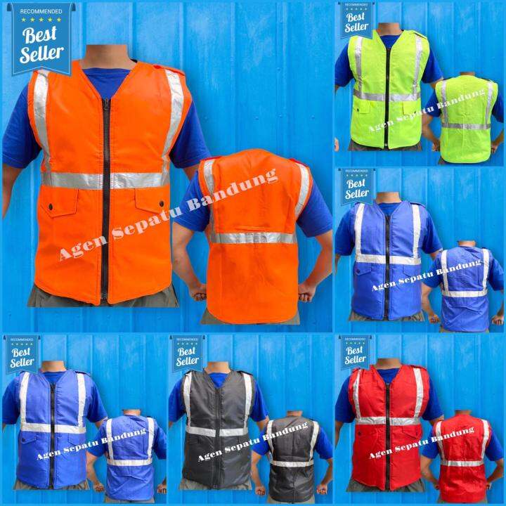 Rompi Safety Rompi Proyek Rompi Kerja Lapangan Outerwear - Rompi ...