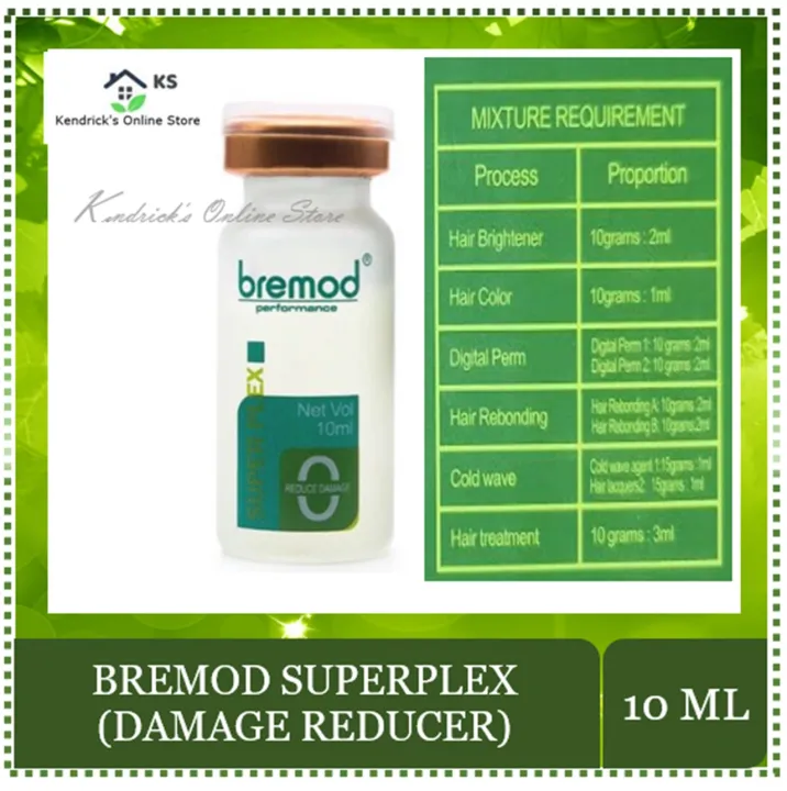 Bremod Superplex 10ml (Reduce Damage due to bleaching, coloring ...