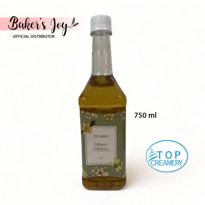 Top Series Creamy Vanilla Syrup 750 ml | Lazada PH