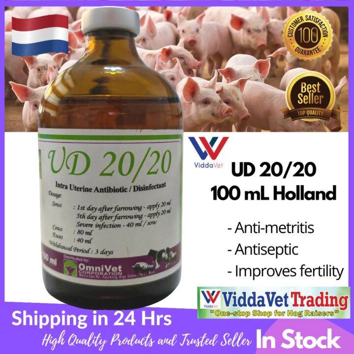 100 ml UD 20/20 Intra-uterine Anti biotic / Disinfectant for sheep pigs ...