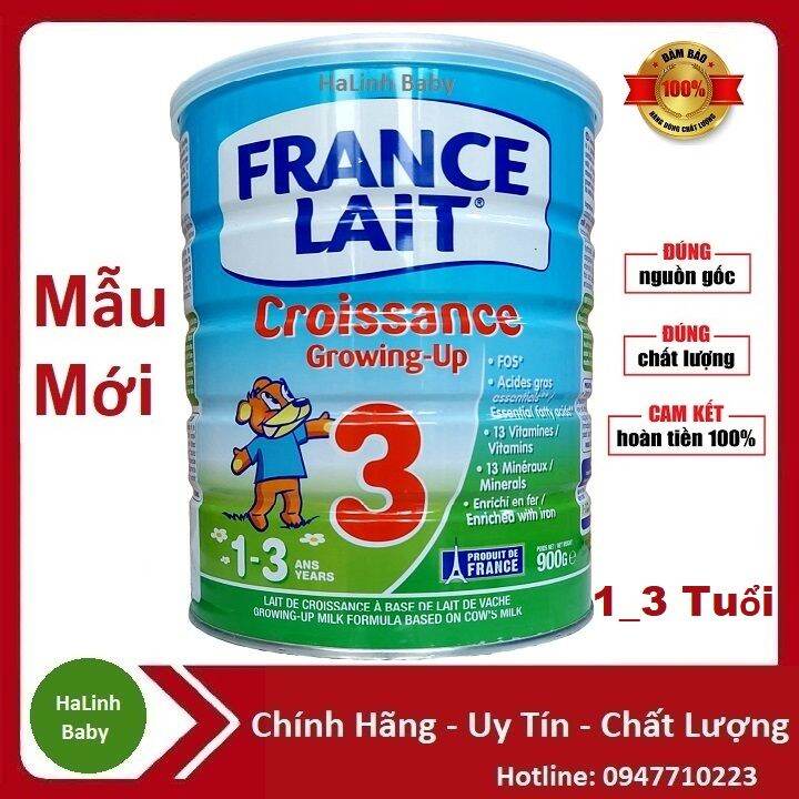 Sữa France Lait số 3 900g cho trẻ 1-3 tuổi (Date 2024) | Lazada.vn