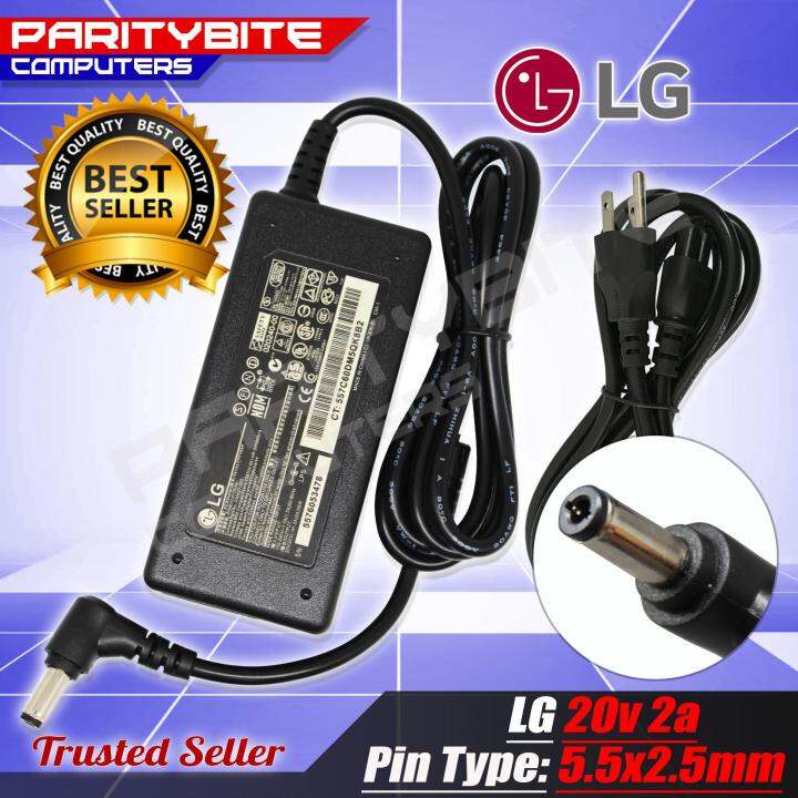 LG Charger Adapter 20v 2a 5.5mmx2.5mm FOR LG X110 X110-G X120 X130 ...