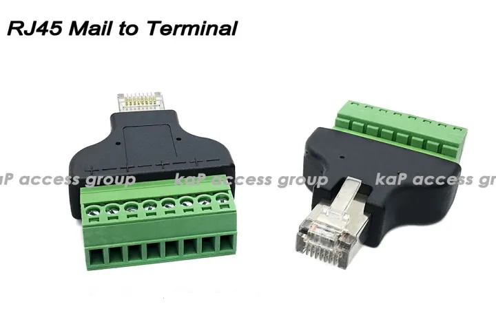 หัว RJ45 Terminal ขันน็อต หัวแลน 8พิน ขันเข้าสาย | Lazada.co.th