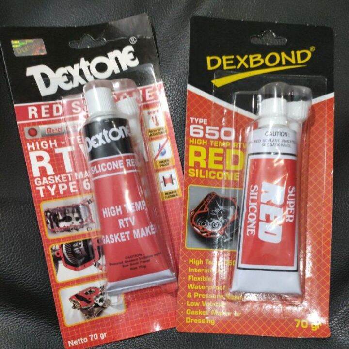 lem merah dextone lem merah dexbond lem anti panas lem blok mesin besar ...