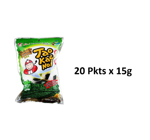 Tao Kae Noi Fried Seaweed 20 Packets x 15gm -Original | Lazada