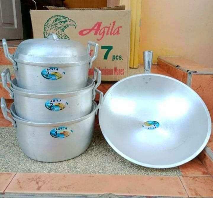 KALDERO SET EXTRA 7PCS ( 1,2,3 KAWA) ALUMINIUM HEAVY DUTY | Lazada PH