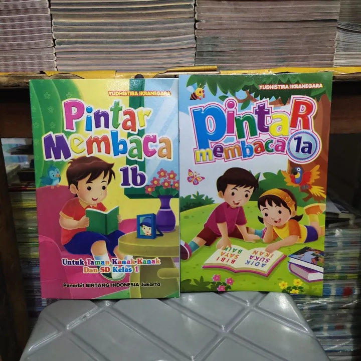 Buku tk pintar membaca 1a,1b untuk taman kanak-kanak dan sd kelas 1 ...