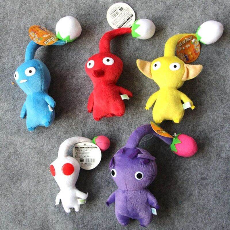 【CW】 3/5pcs Pikmin Plushie Game Olimar Leaves Bud Bulborb Soft Stuffed ...