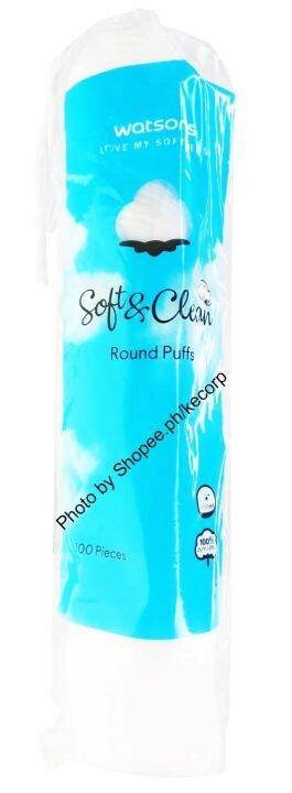 Soft & Clean Round Cotton Puffs 100 pieces by Watsons | Lazada PH