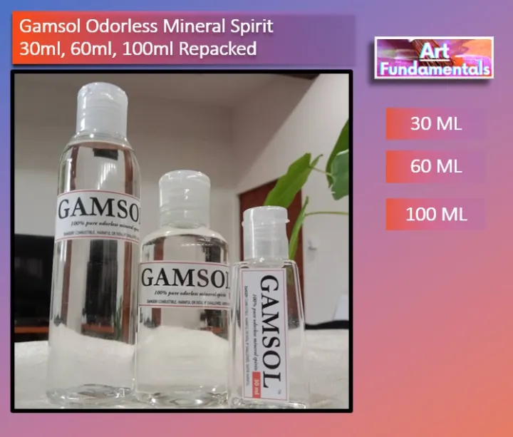 Gamsol Odorless Mineral Spirit 30ml 60ml 100ml Repacked | Lazada PH