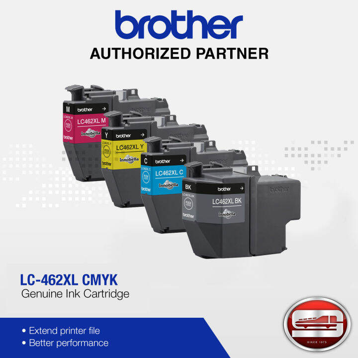 Brother LC-462XL CMYK Set Genuine Ink Cartridge | Lazada PH