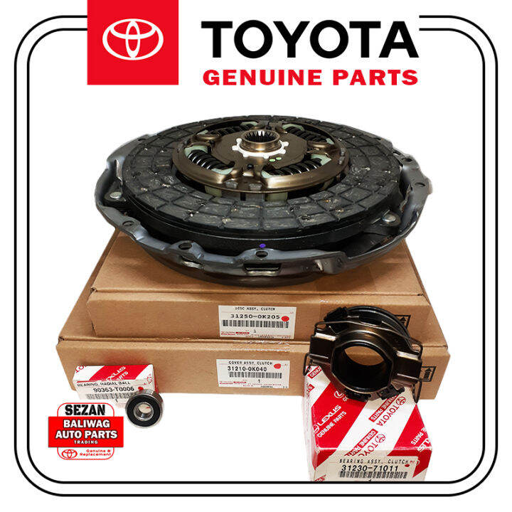 ORIGINAL TOYOTA FORTUNER HILUX 2005-2014 4X2 260MM CLUTCH SET 31250 ...