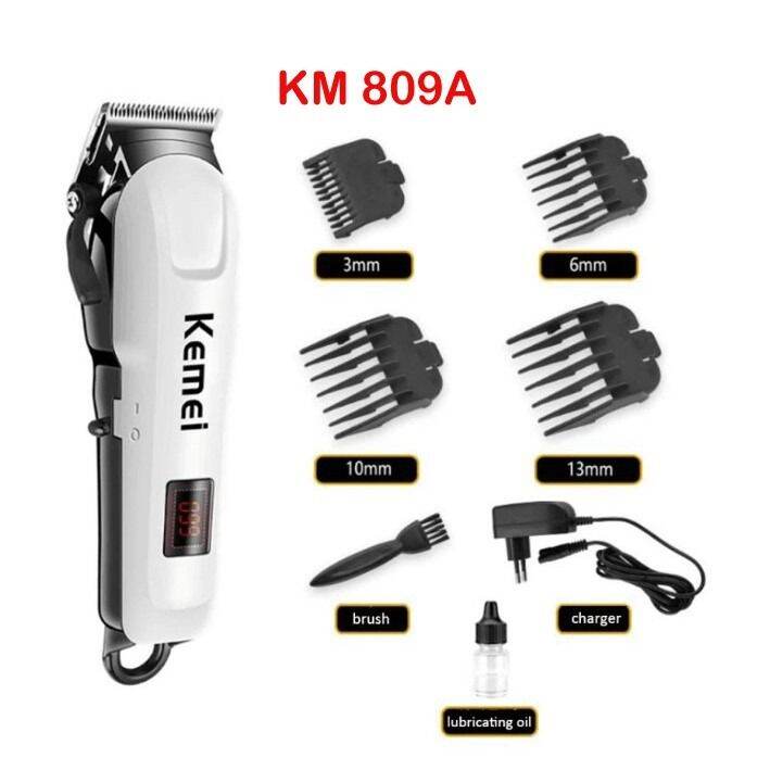 Kemei KM-809A Hair Clipper Alat Mesin Cukur Rambut | Lazada Indonesia
