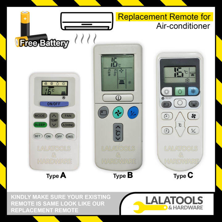 Replacement remote for HITACHI Air-conditioner Aircond Remote Control ...