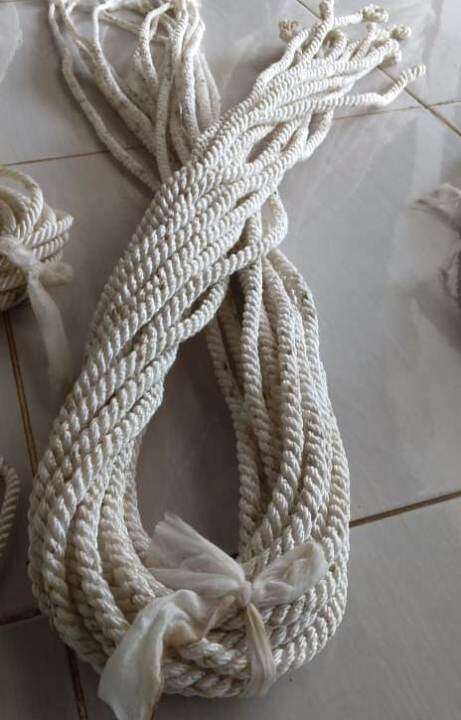 sepasang Tampar Tali Sapi 10 mm kanan kiri masing-masing 4 meter total ...