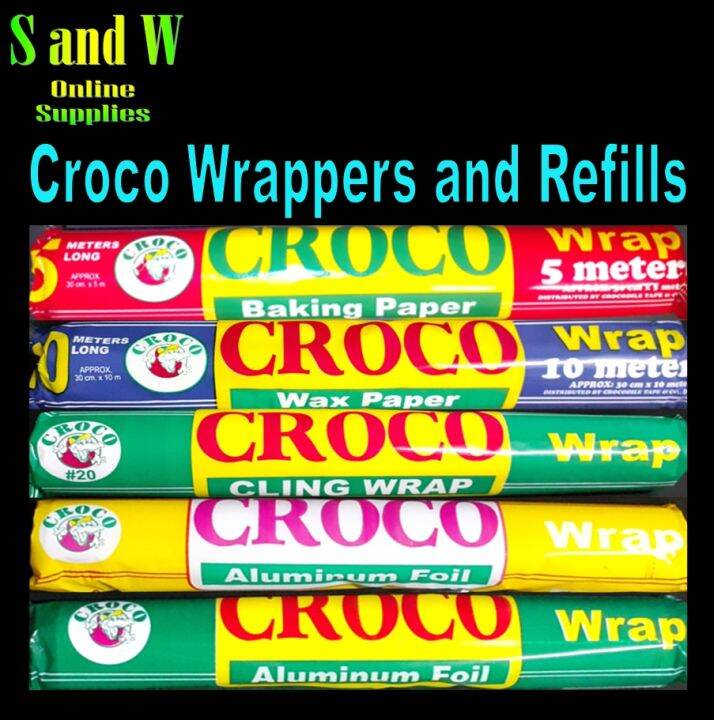 CROCO Baking Paper, CROCO Wax Paper. CROCO Cling Wrap, CROCO Aluminum ...