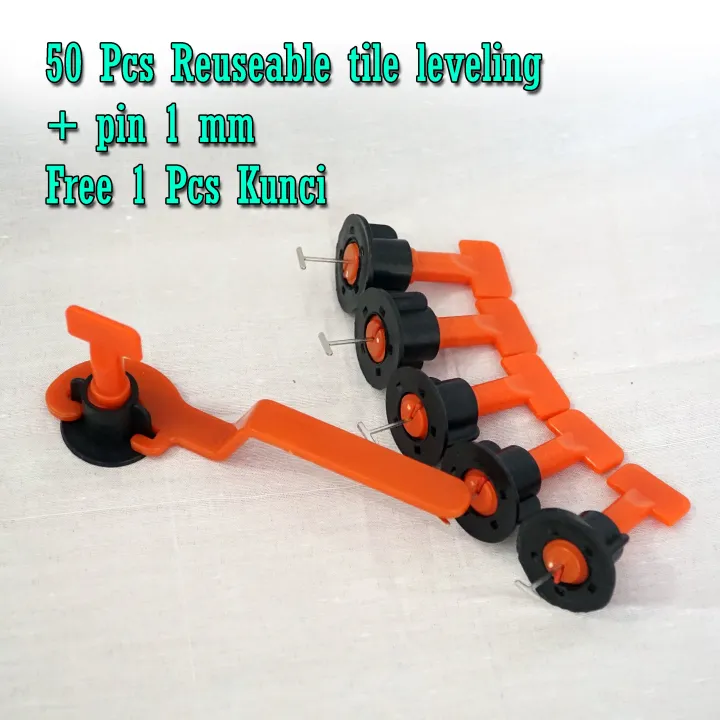 Reuseable Tile Leveling Ukuran 1 mm - Alat Perata Keramik 1mm - Alat ...
