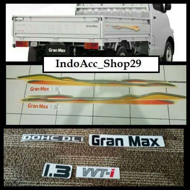 Striping Sticker Stiker List Body Daihatsu Gran max Grandmax Set Dohc ...