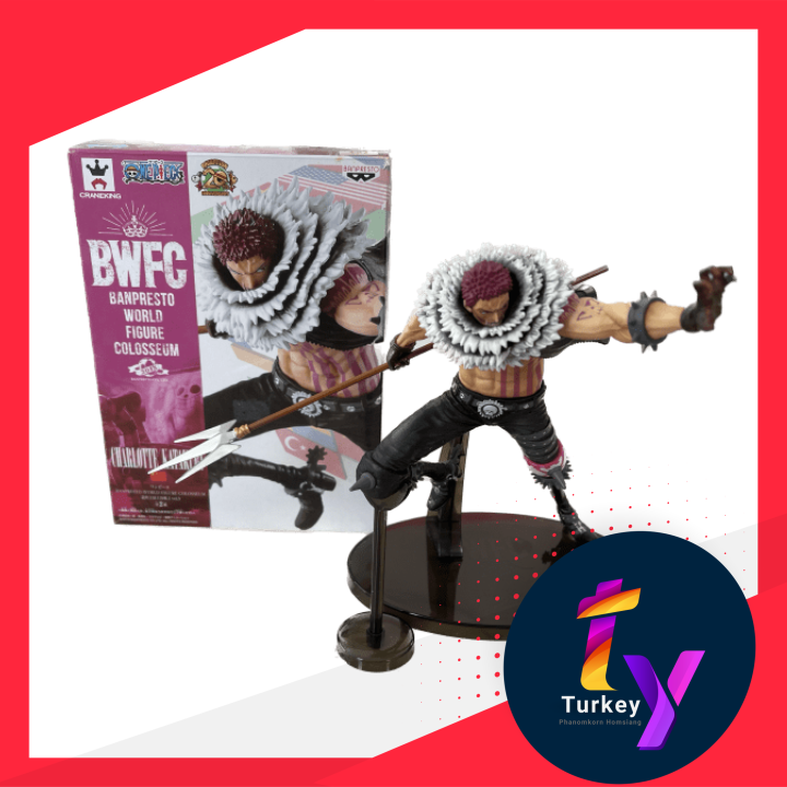 โมเดลวันพีช BWFC One Piece Charlotte Katakuri (with box) 19cm ของแท้ ...
