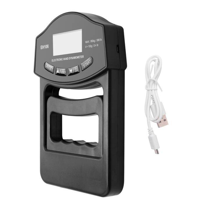 Grip Strength Tester, 396Lbs/180Kg Digital Hand Dynamometer Grip ...