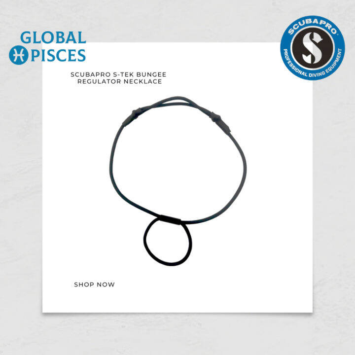 SCUBAPRO S-TEK Bungee Regulator Necklace - Comfortable and Secure ...