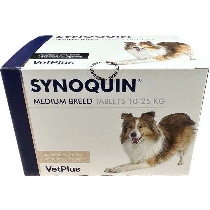 Synoquin Medium Breed Tablet (120 tablets) Synoquin Tasty Chewable ...